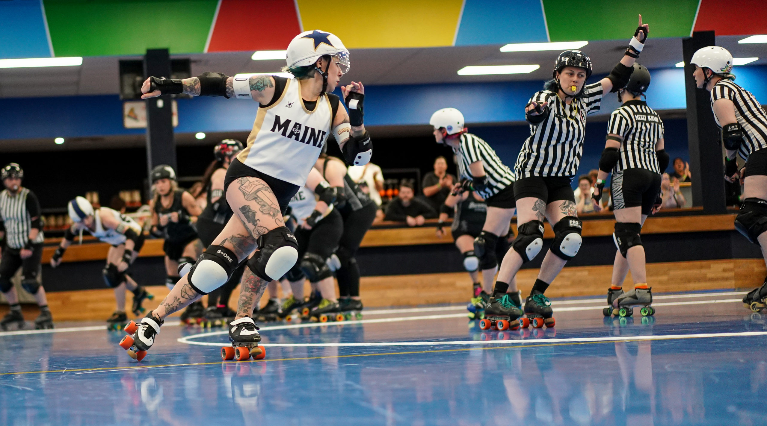 We did it! Maine Roller Derby hosted its first international tournament ...